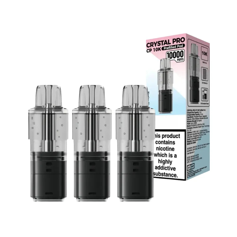 Wholesale Crystal Pro CP10K Replacement Pods | UK Vape Supply – UK Vape ...
